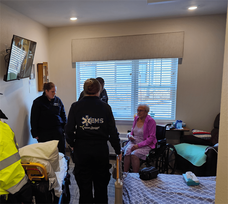Sidney Regional Medical Center’s EMS program brings resident 'Home for ...