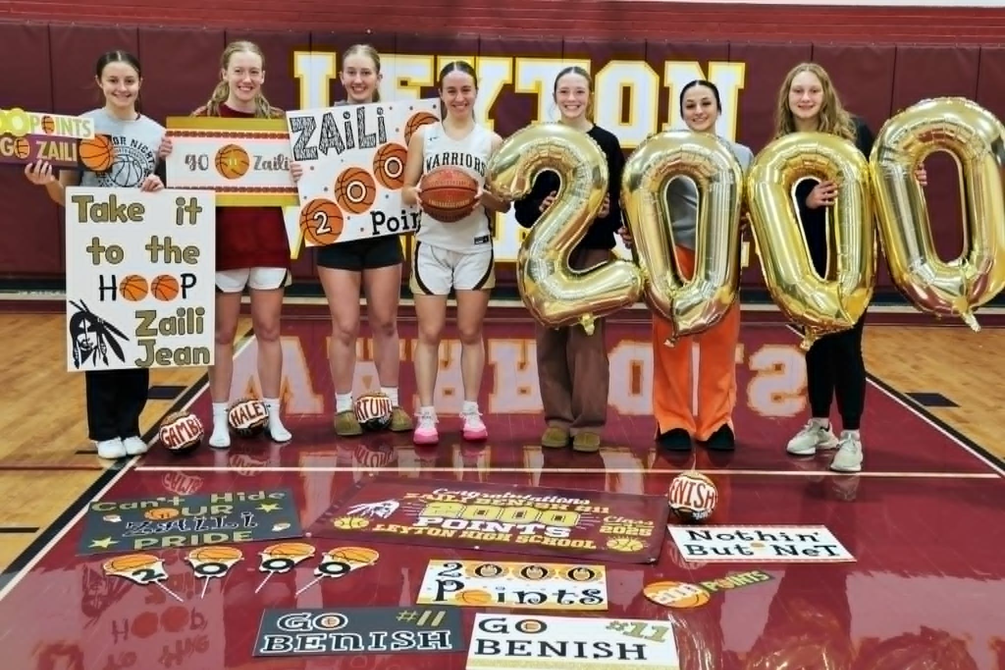 Leyton's Zaili Benish Reaches 2,000 Career Points - PANHANDLE - NEWS ...