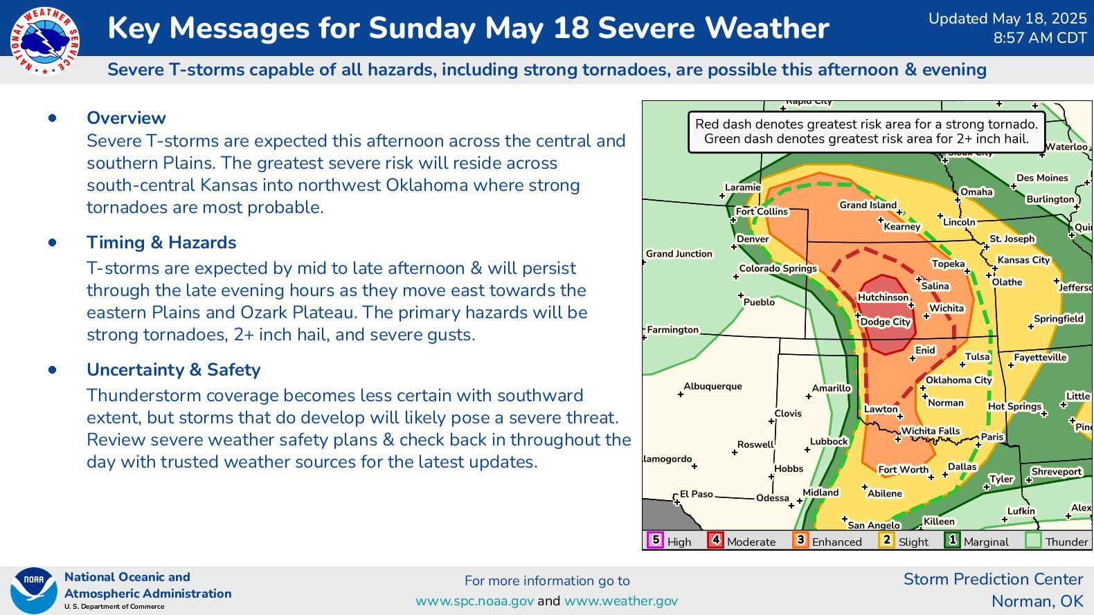 Severe storms expected Sunday: large hail, damaging winds and tornadoes possible - PANHANDLE ...