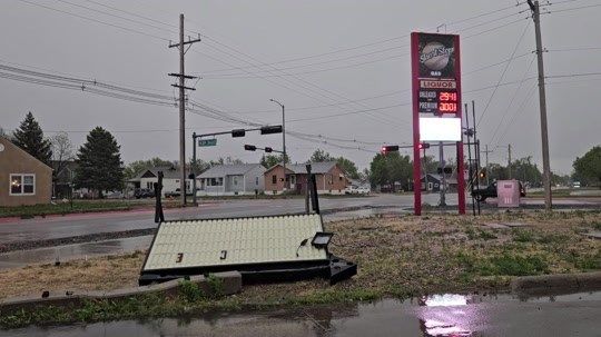 Storm cleanup underway in Scottsbluff following hail, wind damage ...