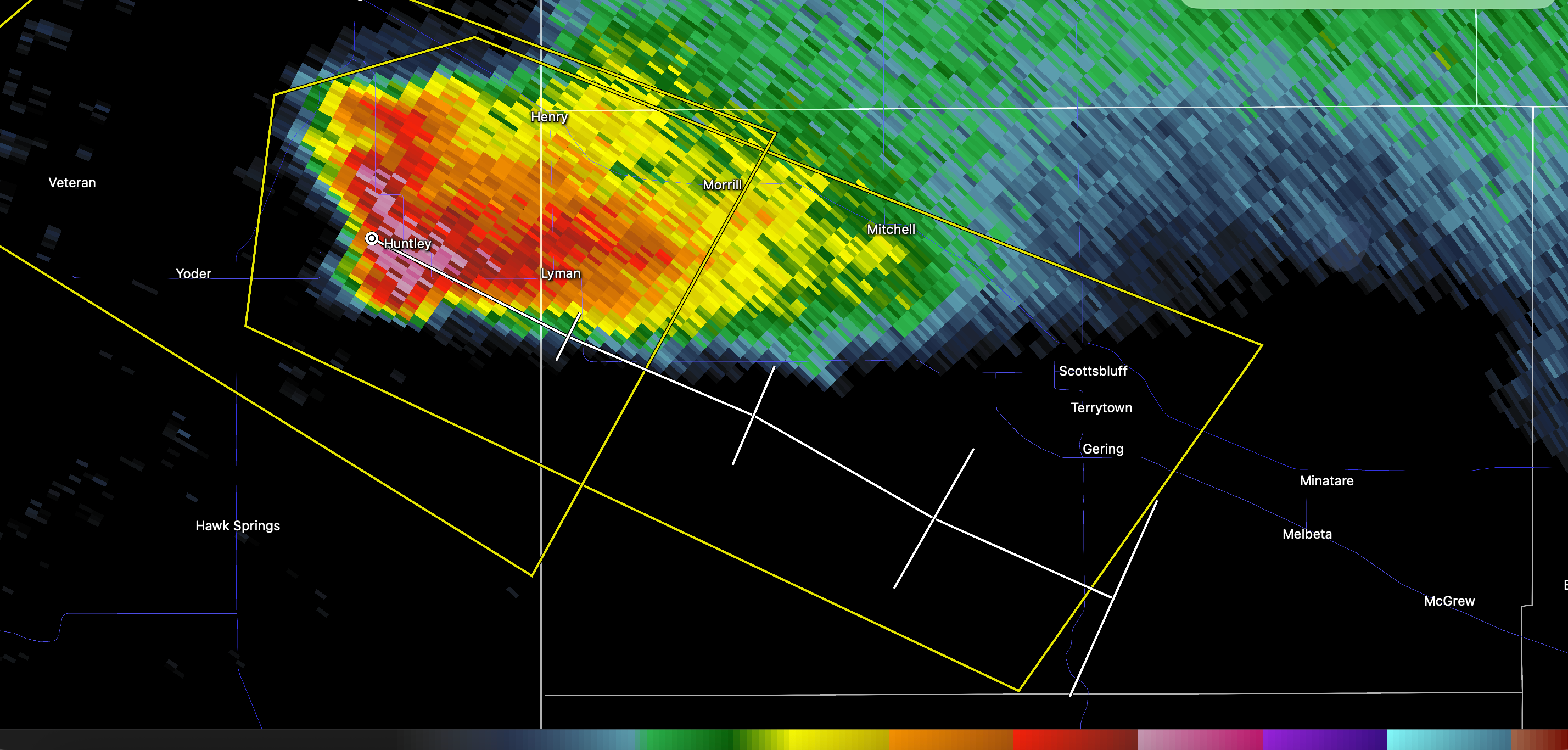 Severe storm threatens Scottsbluff, Gering with hail, damaging winds ...